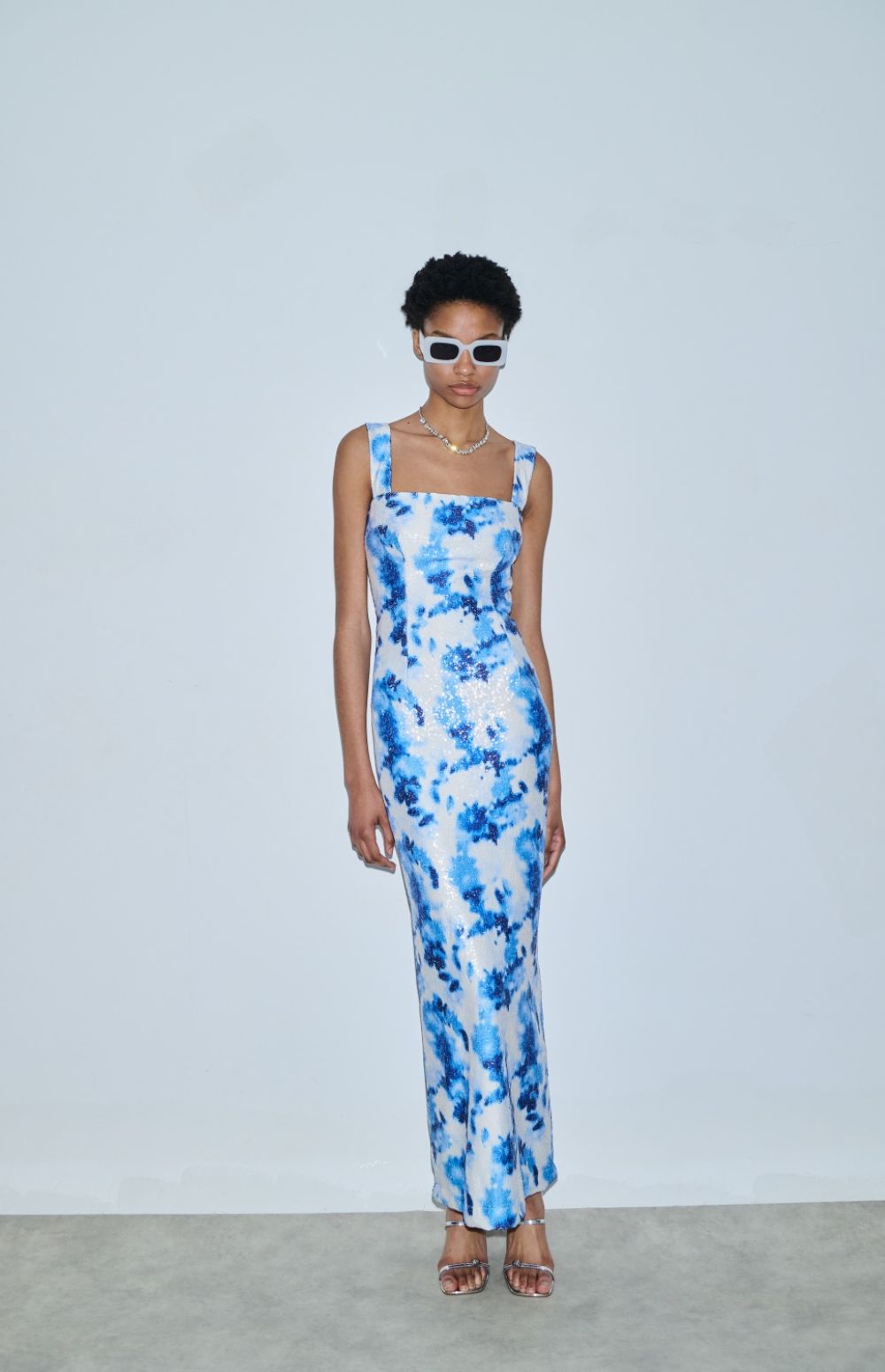 MIX&MATCH KALI SEQUIN DRESS | BLUE