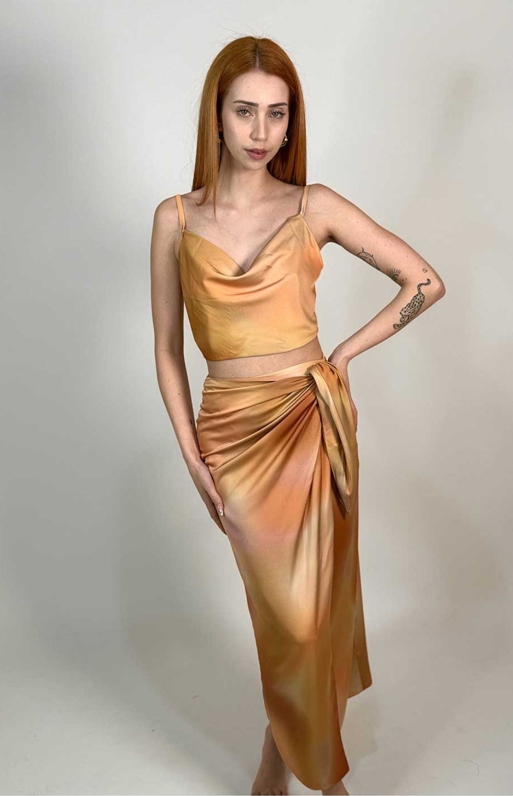CO-ORD SATIN SUNRISE by MILKWHITE