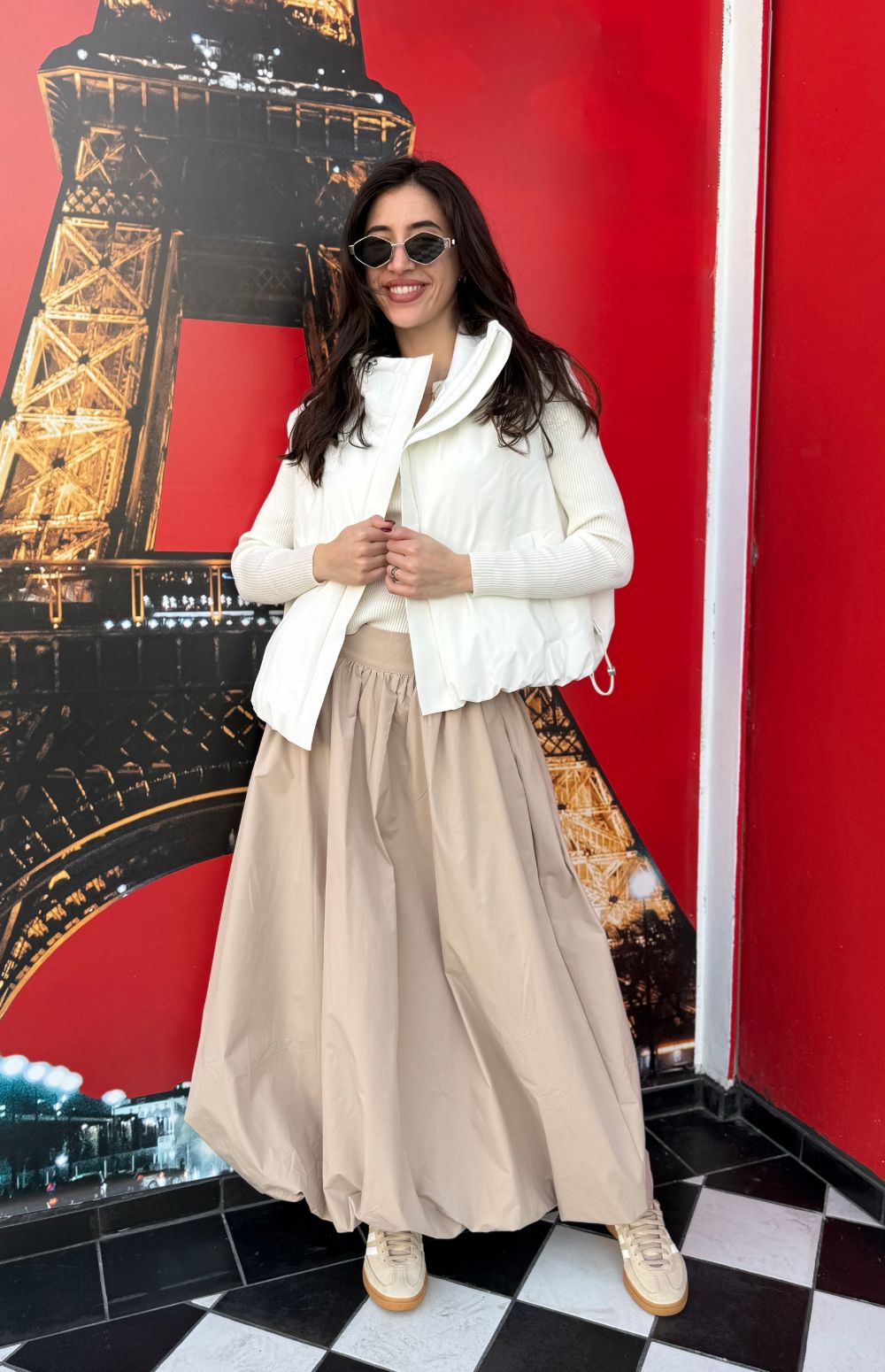BALLOON MAXI SKIRT