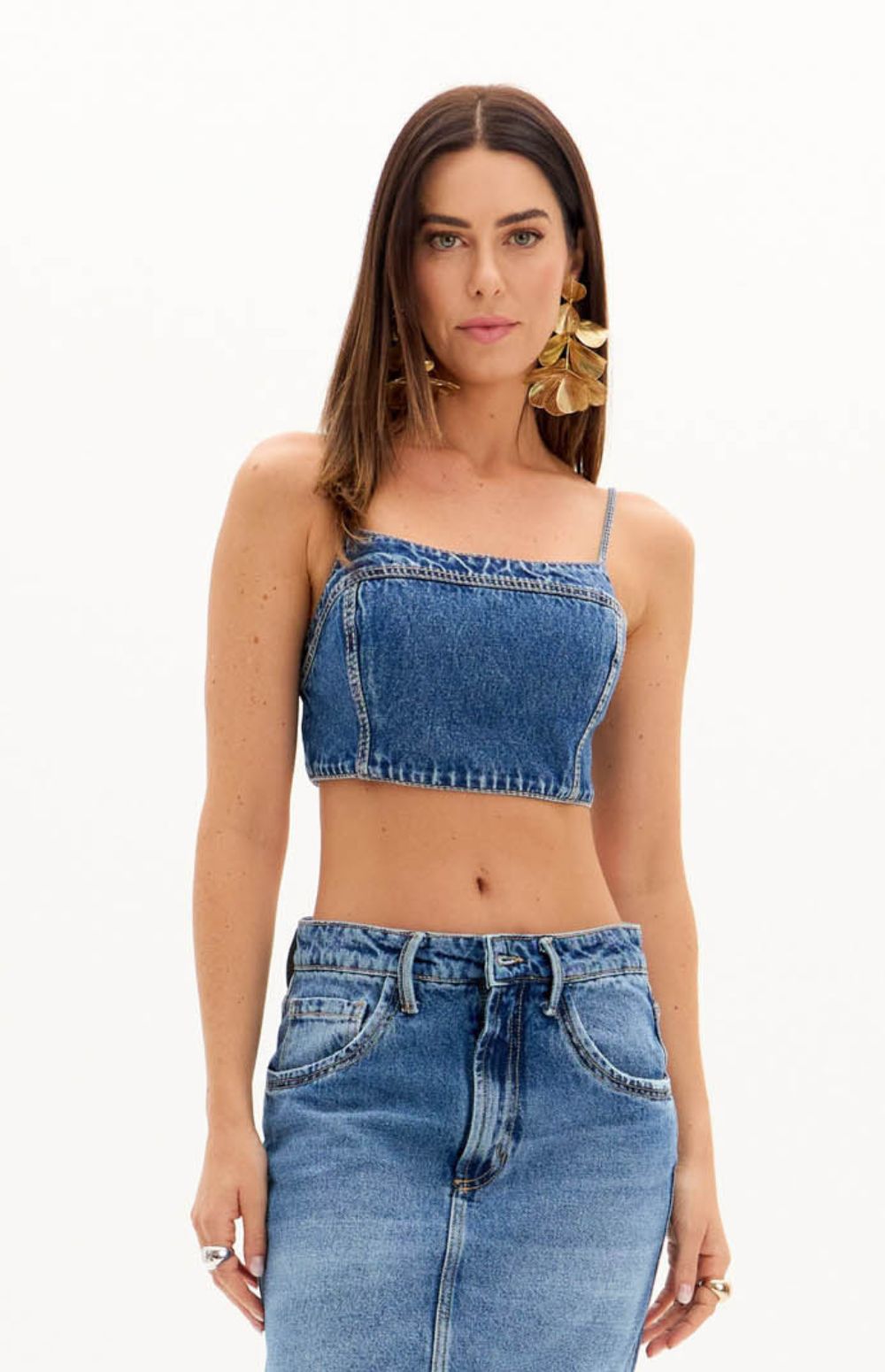 JEAN CROP TOP
