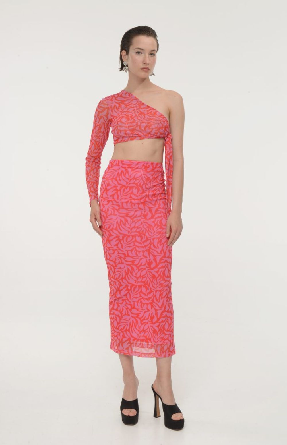 ROSE MESH CO-ORD SET