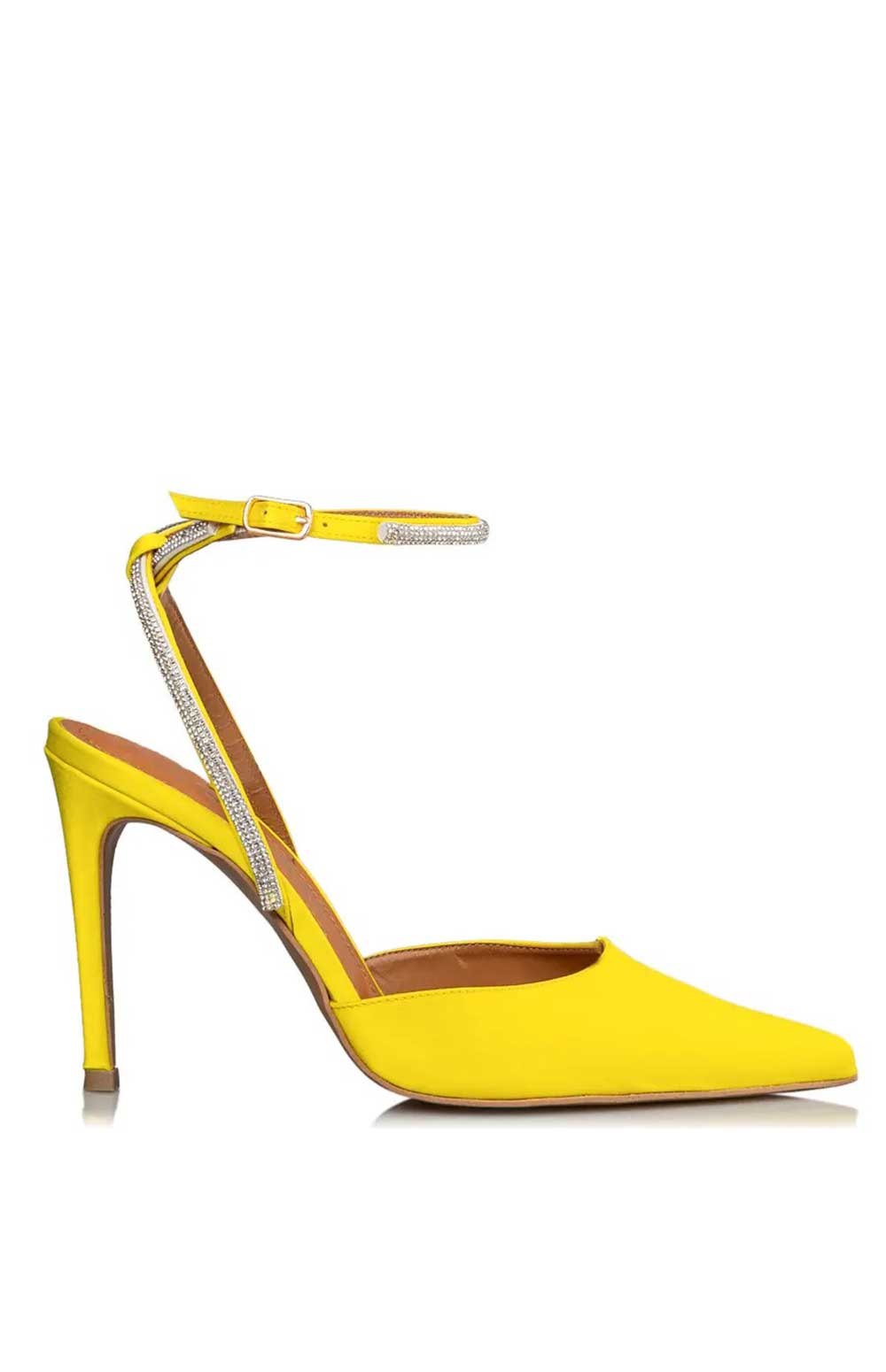 Satin Stiletto Pumps