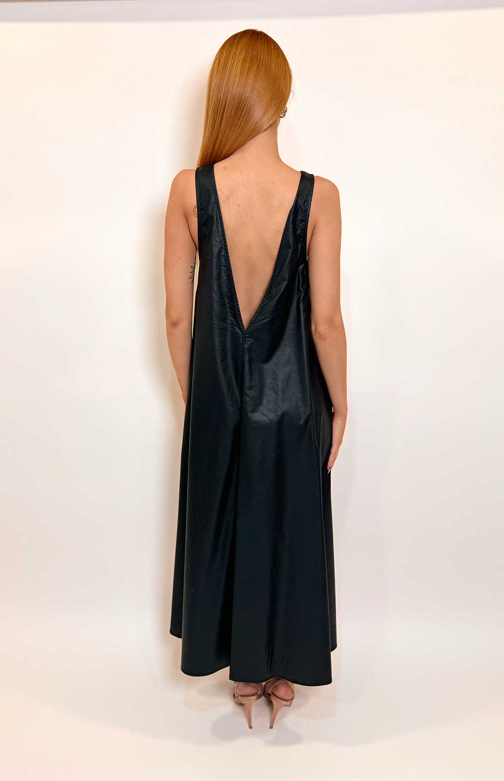 CKONTOVA WAXED LINEN DRESS