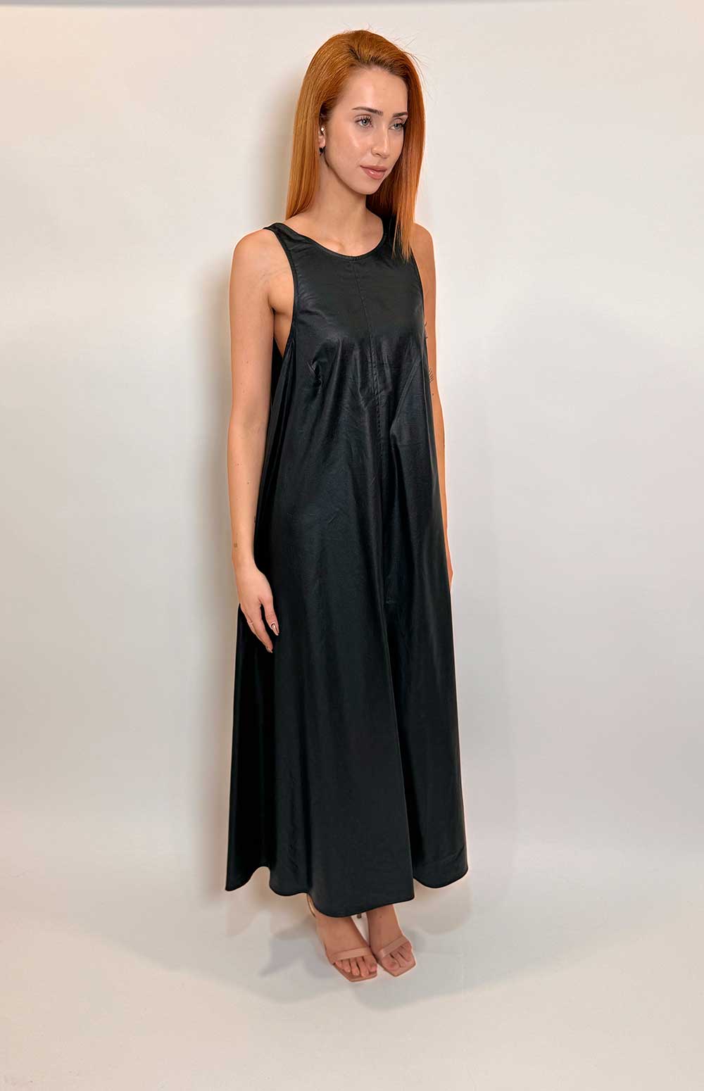 CKONTOVA WAXED LINEN DRESS