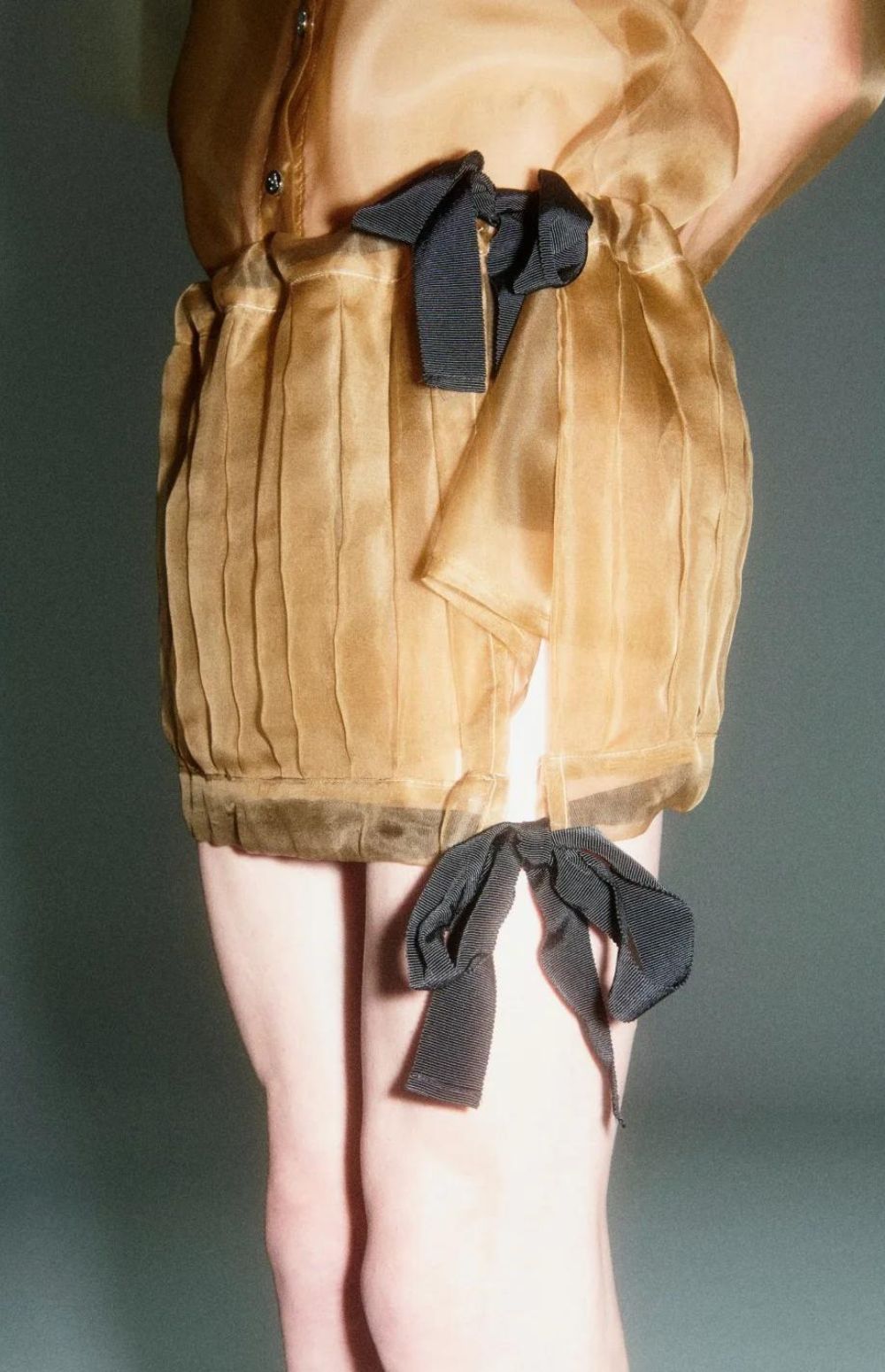 MINI MESH SKIRT MILKWHITE